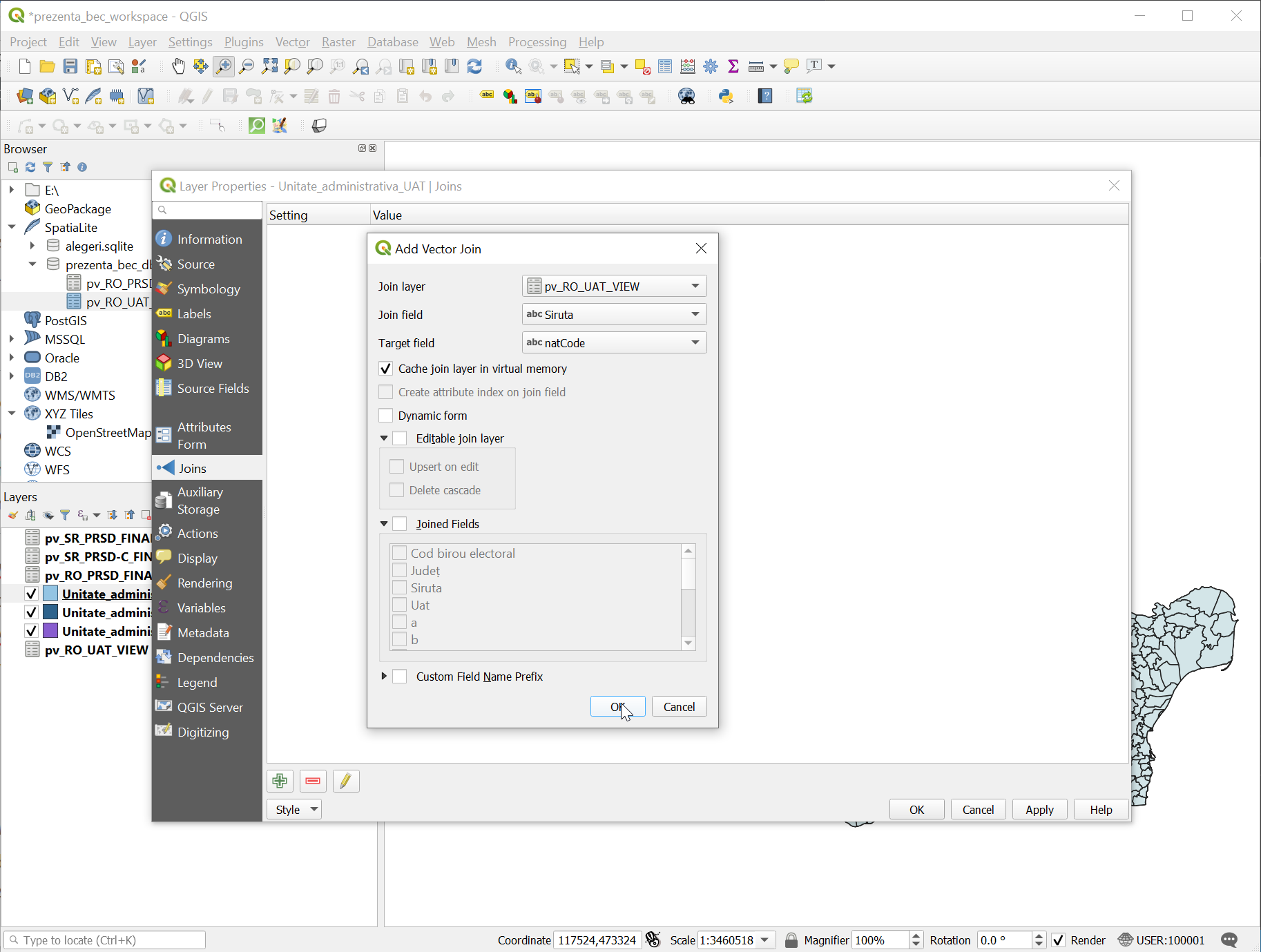 Elections Data - Spatial Perspectives in QGIS 3.8.3 - Map The Clouds