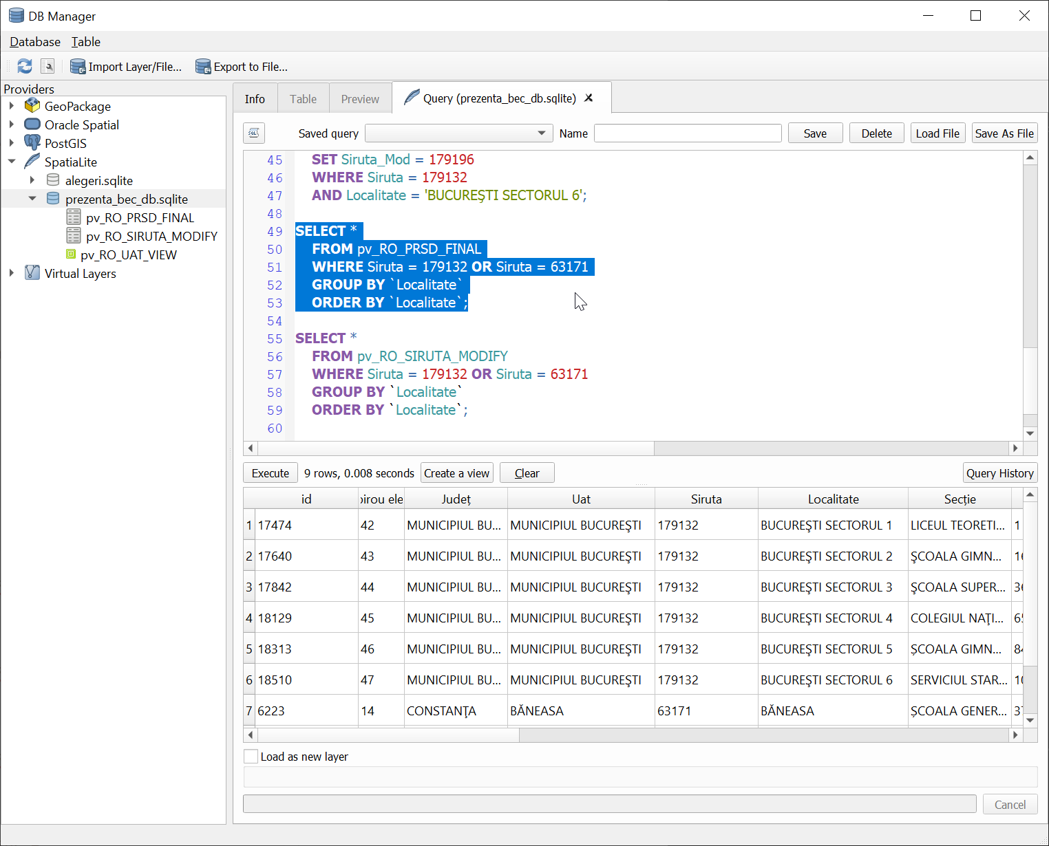 Elections Data - Spatial Perspectives in QGIS 3.8.3 - Map The Clouds