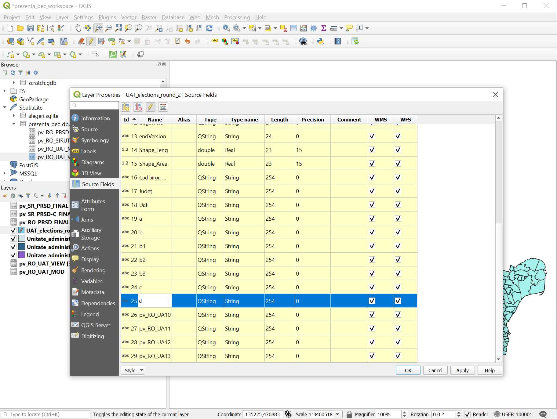 Elections Data - Spatial Perspectives in QGIS 3.8.3 - Map The Clouds