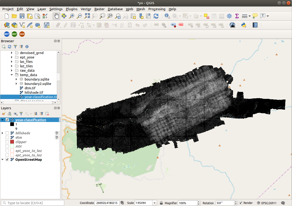LiDAR PDAL Experiments – Yosemite Valley – Map The Clouds