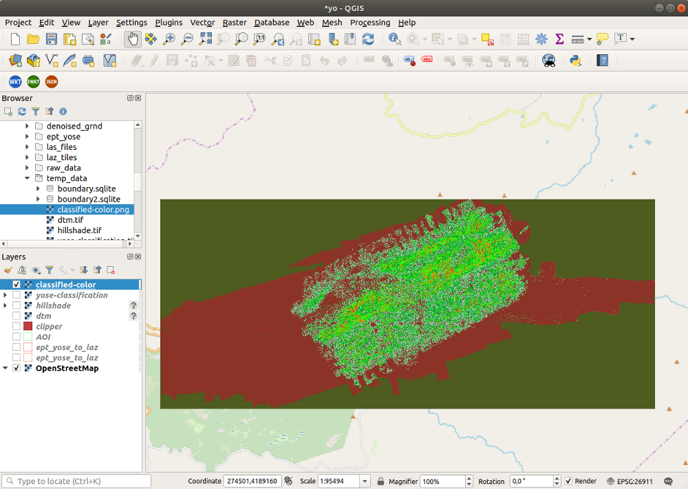 LiDAR PDAL Experiments – Yosemite Valley – Map The Clouds