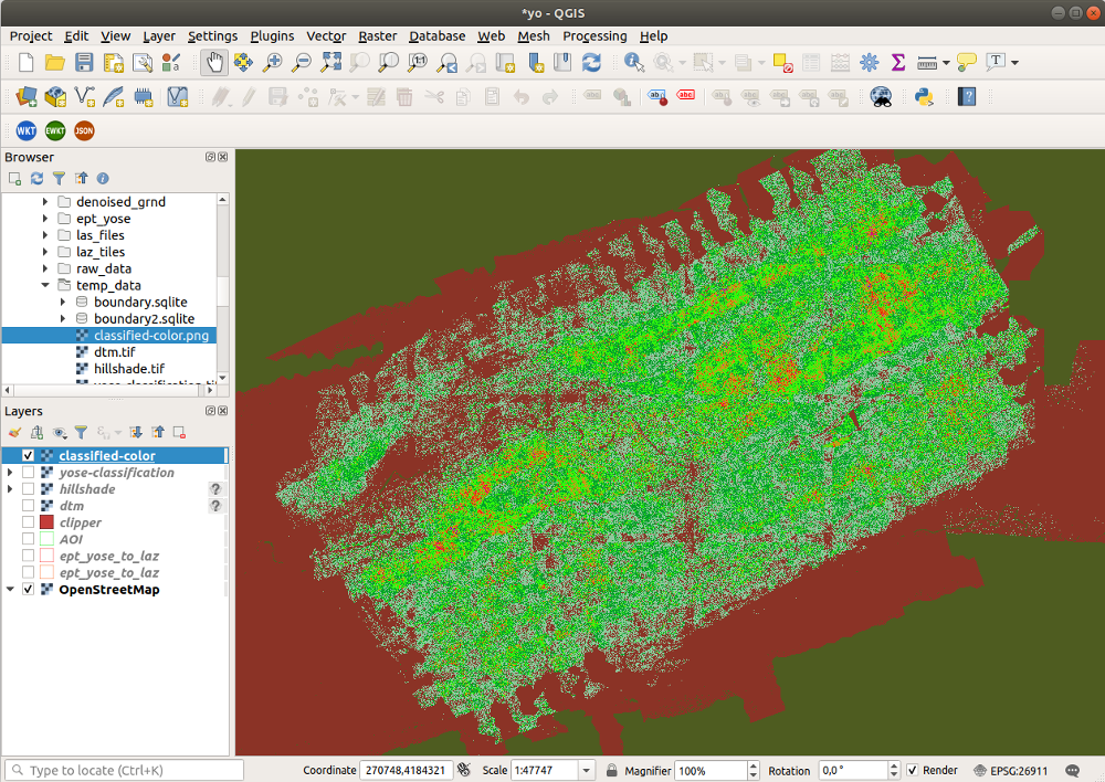 LiDAR PDAL Experiments – Yosemite Valley – Map The Clouds