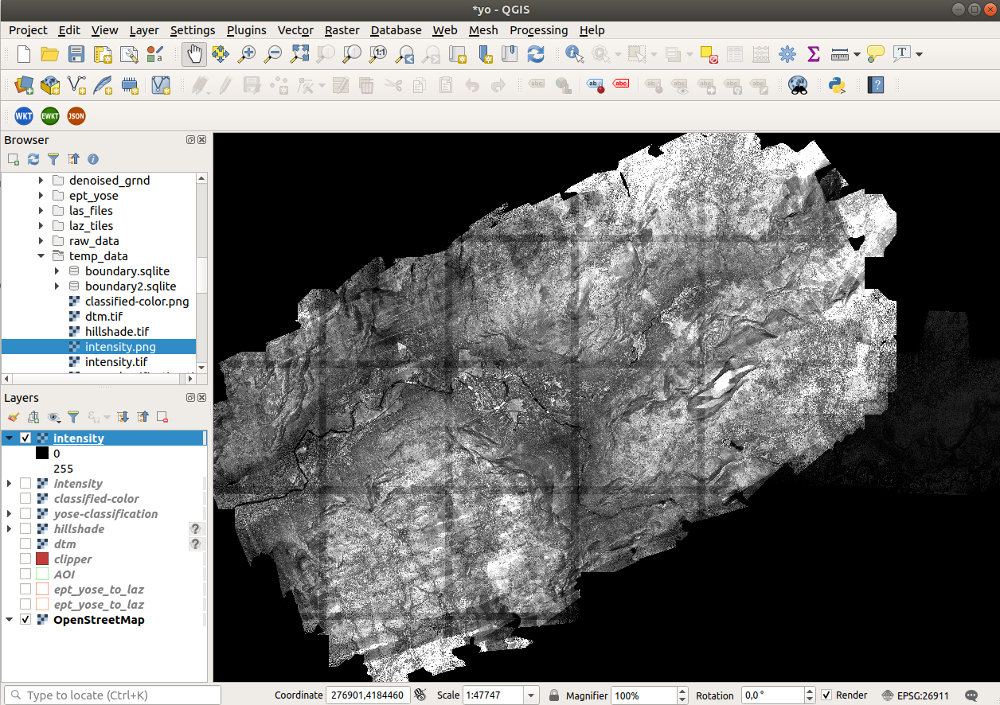 LiDAR PDAL Experiments – Yosemite Valley – Map The Clouds
