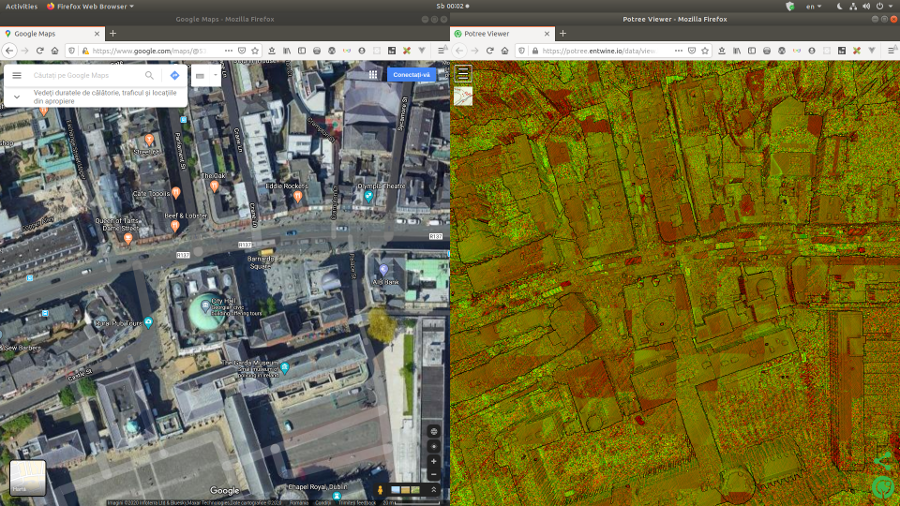 LiDAR PDAL Experiments – Dublin – Map The Clouds