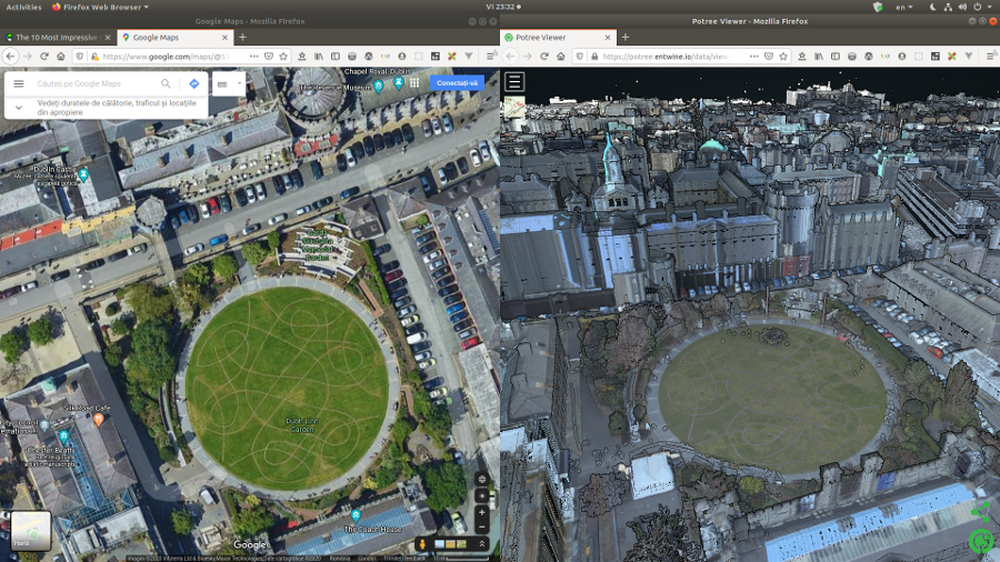 LiDAR PDAL Experiments - Dublin - Map The Clouds