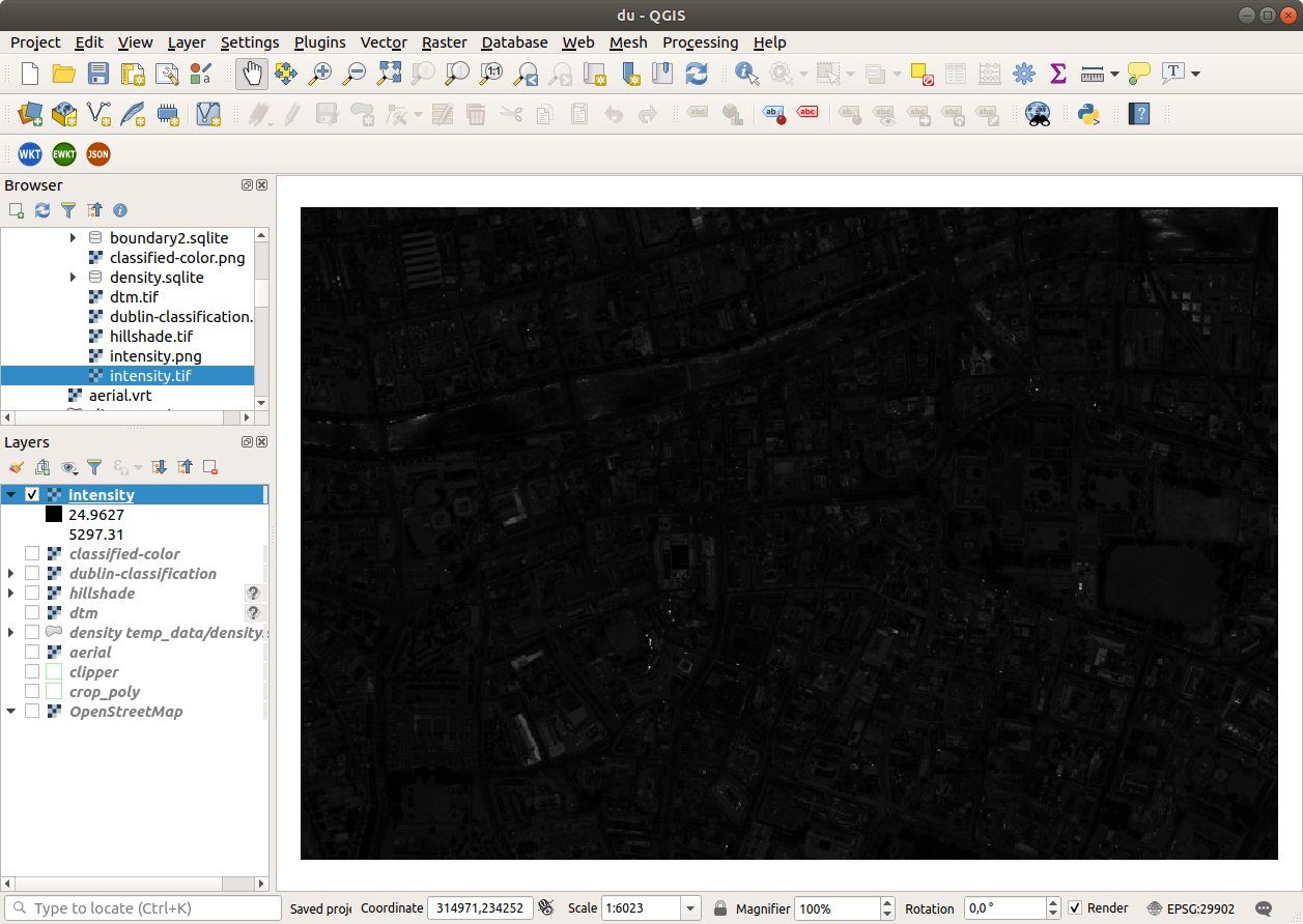 LiDAR PDAL Experiments – Dublin – Map The Clouds